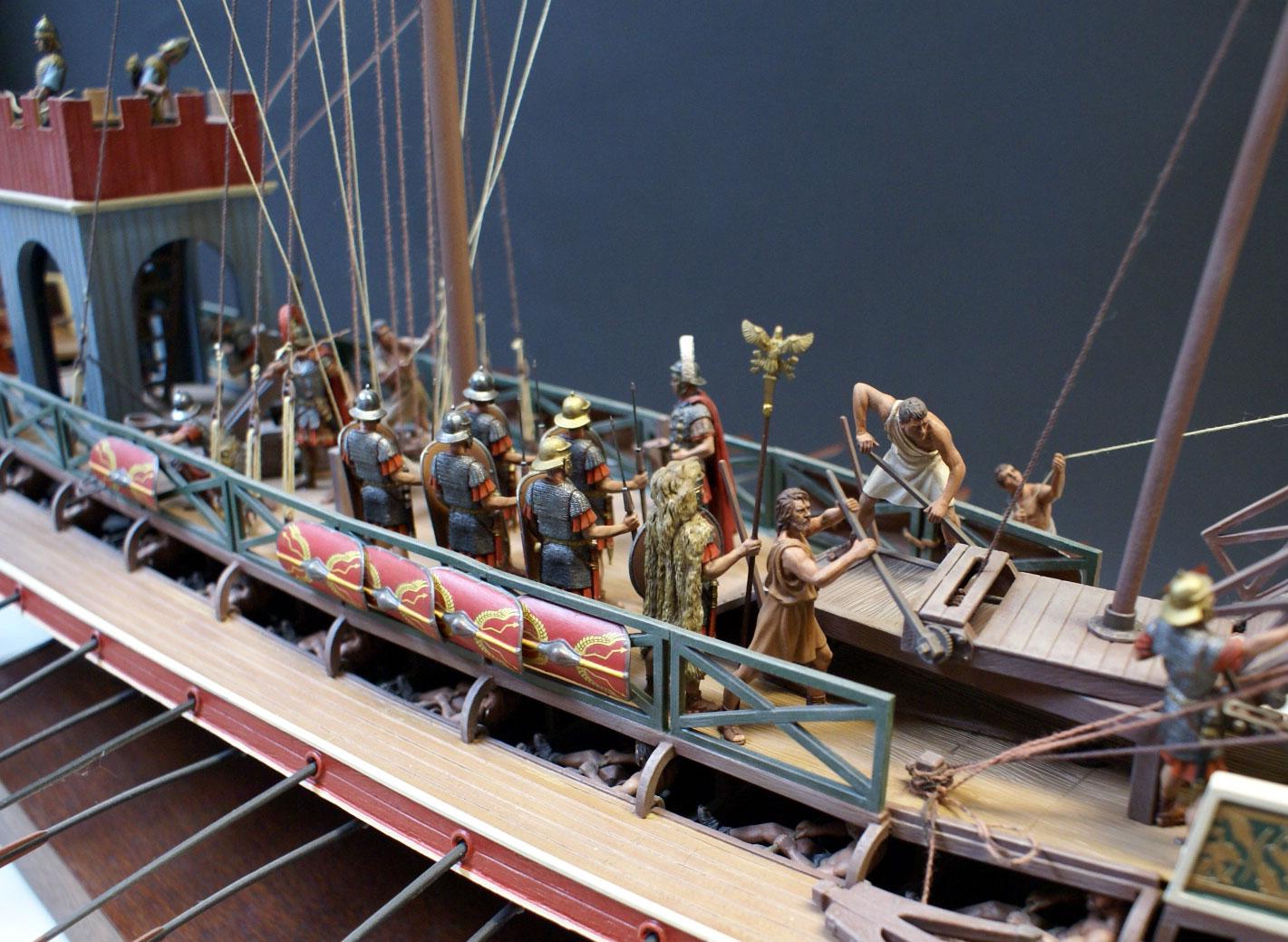 Andrea miniaturen,54mm.Römische Bireme. - Maquettes et Figurines