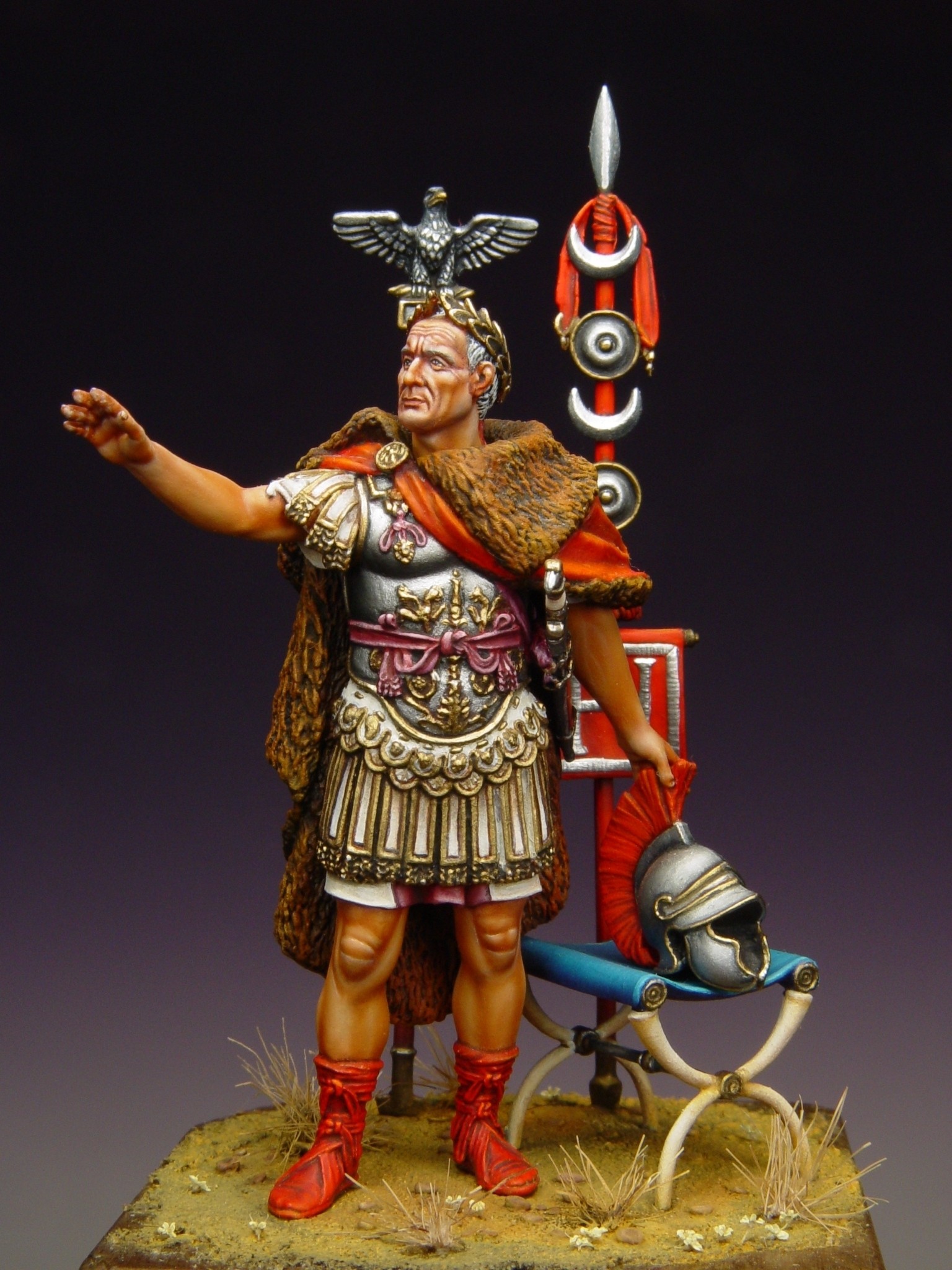 Masterclass,54mm,jules César,Ier siècle avant JC. - Maquettes et Figurines