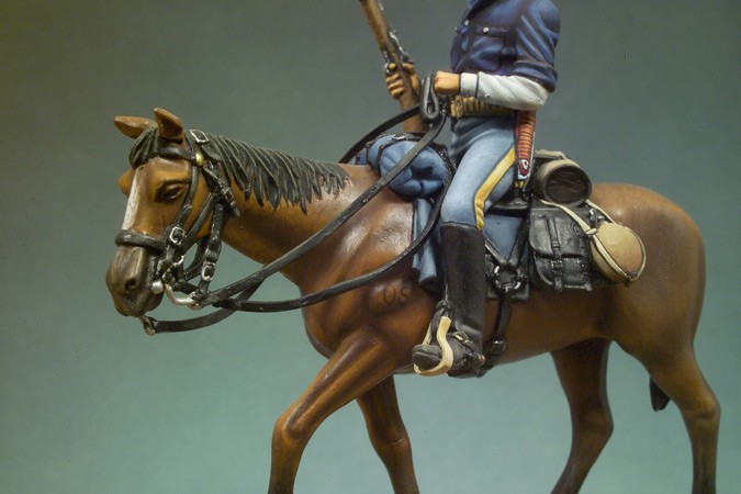 figurine de collection- andrea et la cavalerie US.